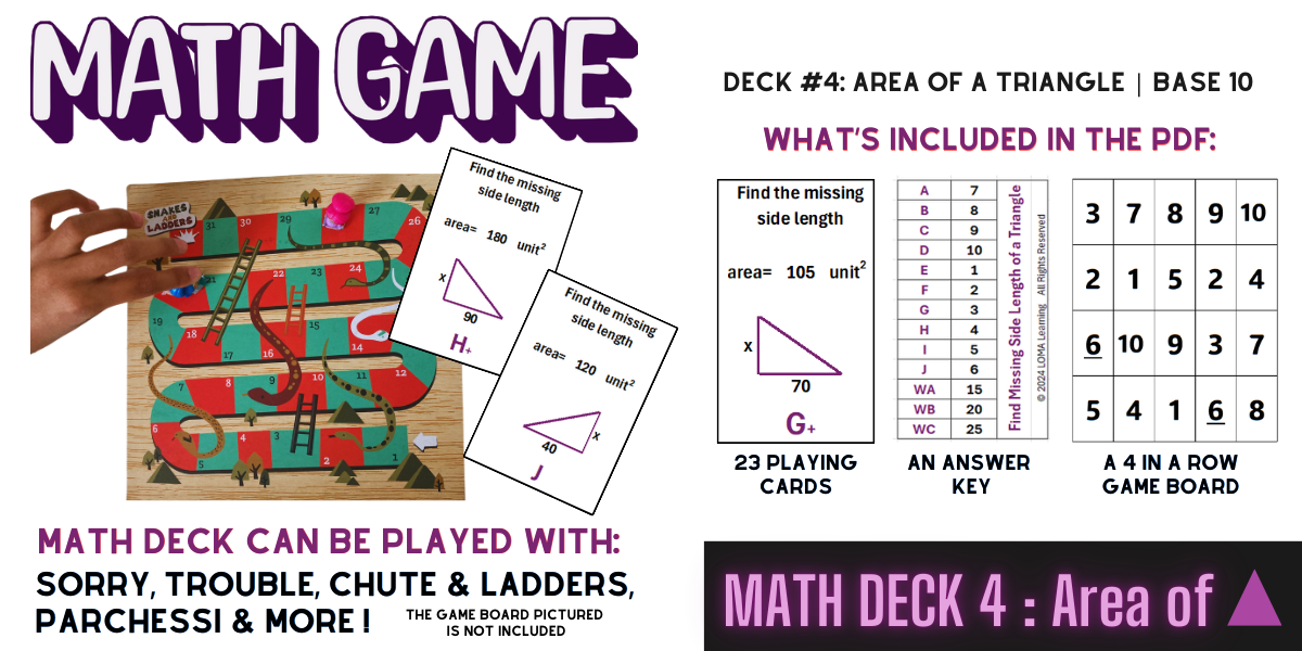 A Game to teach MATH to 5th and 6th graders - LOMA Learning
